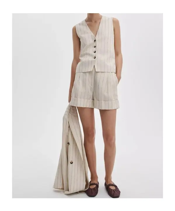 Rag & Bone Neila Striped Shorts
