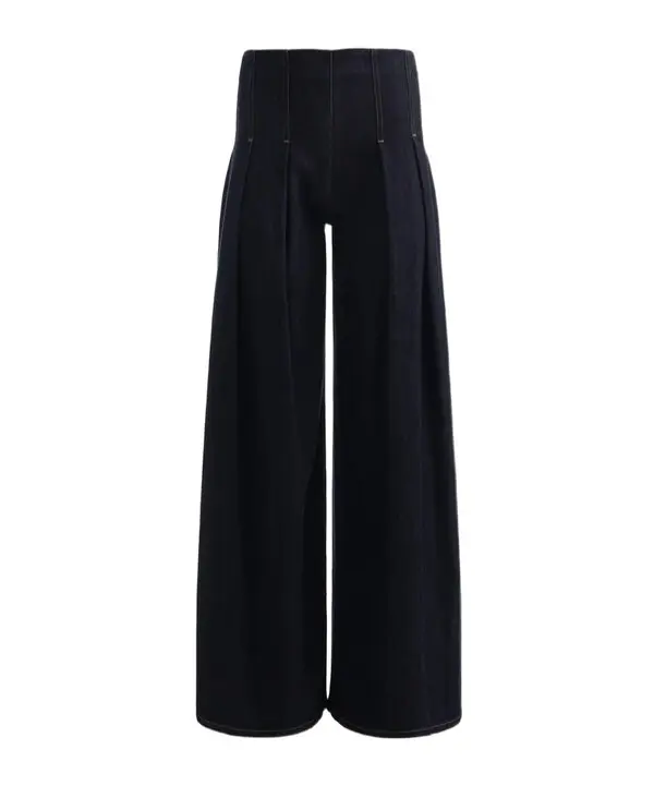 ALICEOLIVIA Pleated Jeans