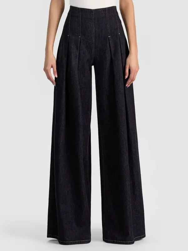 ALICEOLIVIA Pleated Jeans