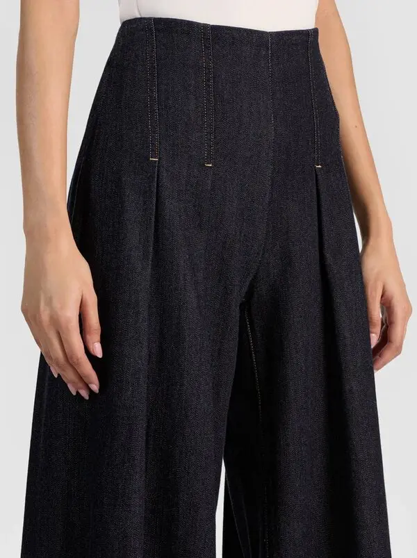 ALICEOLIVIA Pleated Jeans