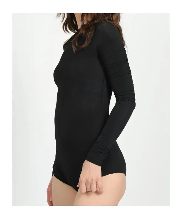 Alberta Ferretti Slim-fit Long-sleeved Bodysuit