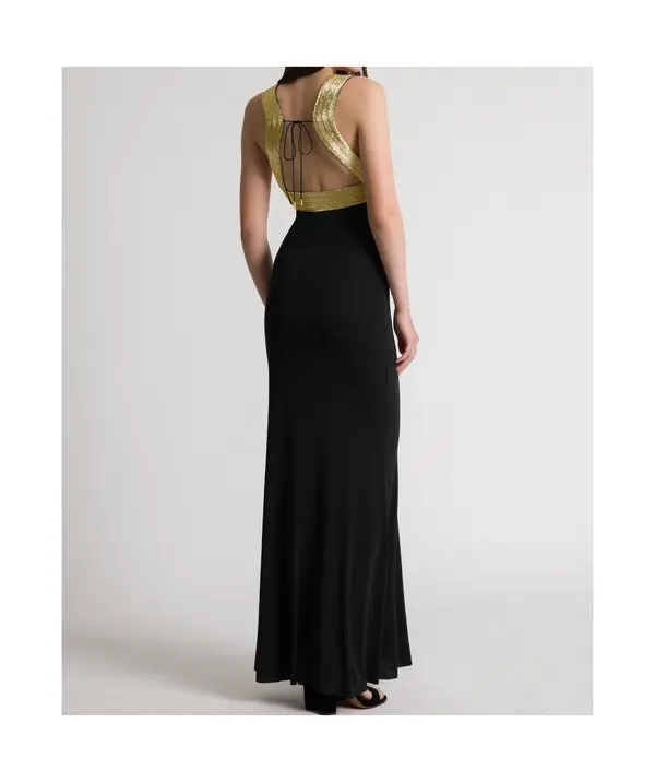 Alberta Ferretti Fitted Long Dress