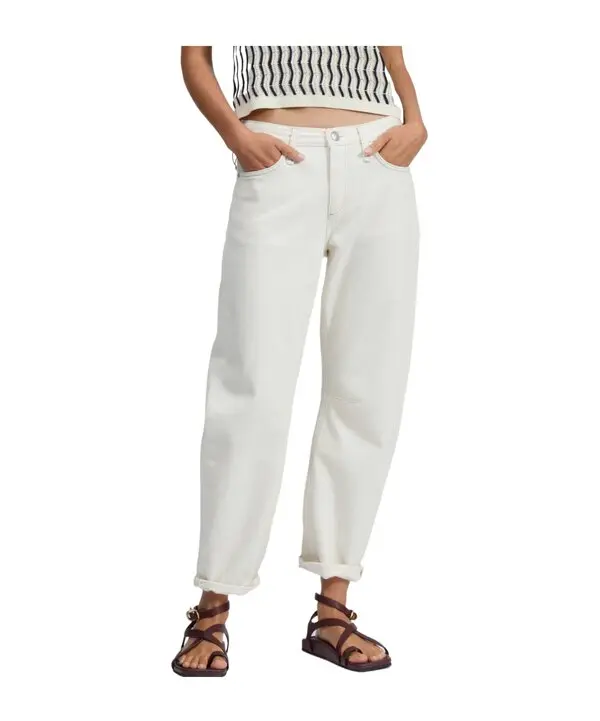 Rag & Bone Featherweight Stevie Slim Tapered - White