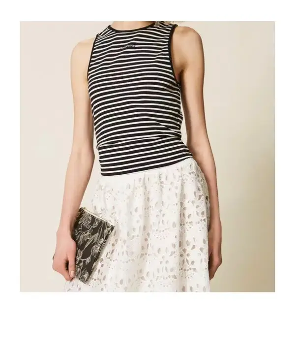 TWINSET Striped Tank Top