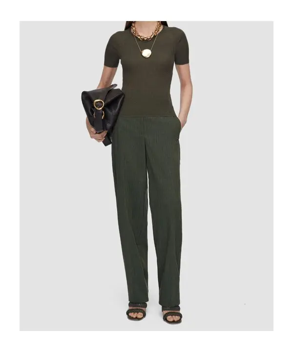 JOSEPH Belarb Linen Blend Knit T-shirt