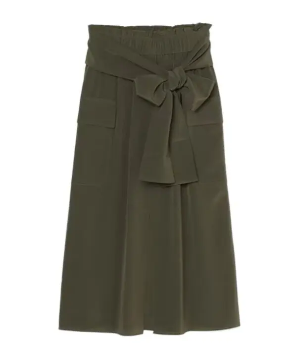 JOSEPH Crepe Pleated Skirt