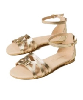 TWINSET Leather Strap Sandals
