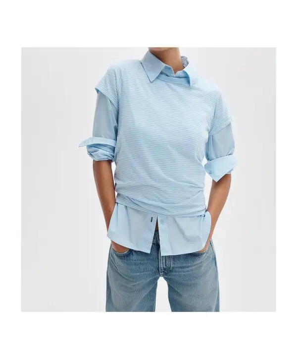 Rag & Bone Striped Crewneck T-shirt