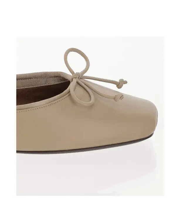 Khaite Bow-detail Ballet Flats