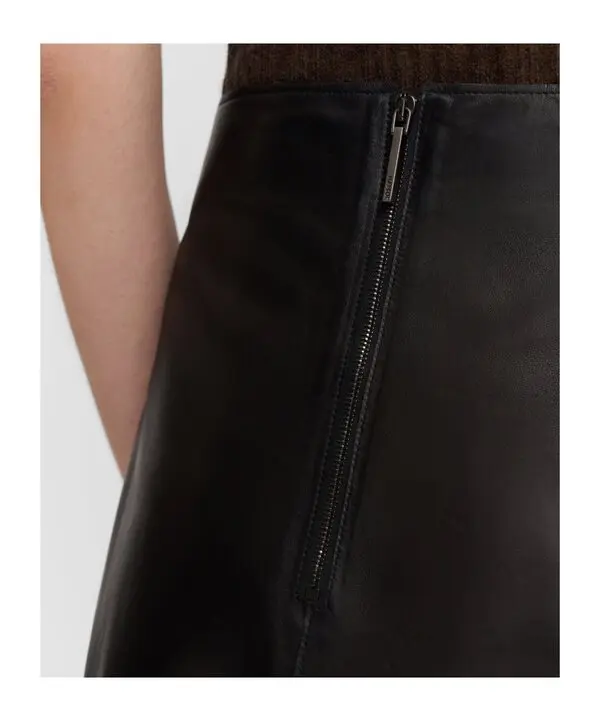 JOSEPH Niven Soft Nappa Leather Skirt
