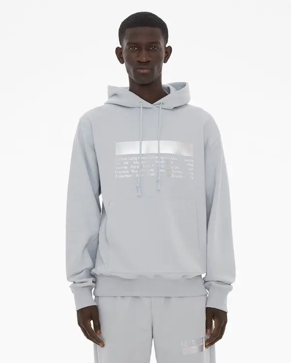 Helmut Lang Logo-print Cotton Hoodie