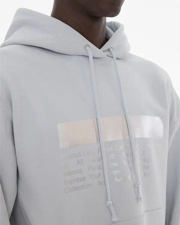 Helmut Lang Logo-print Cotton Hoodie