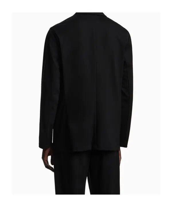 Emporio Armani Nylon Single-breasted Jacket