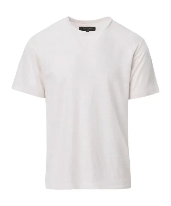 Rag & Bone Crew Neck Short-sleeved T-shirt - Light Brown