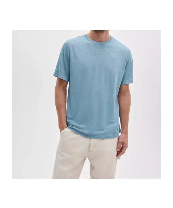 Rag & Bone Crew Neck Short-sleeved T-shirt - Fog Blue