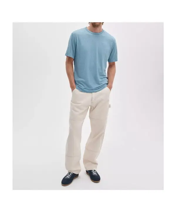 Rag & Bone Crew Neck Short-sleeved T-shirt - Fog Blue