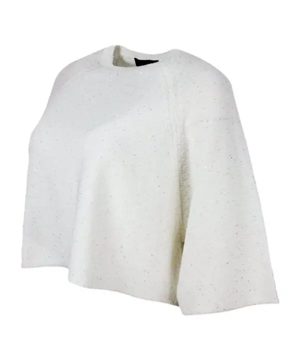 Fabiana Filippi Round Neck Sequin Embellished Sweater