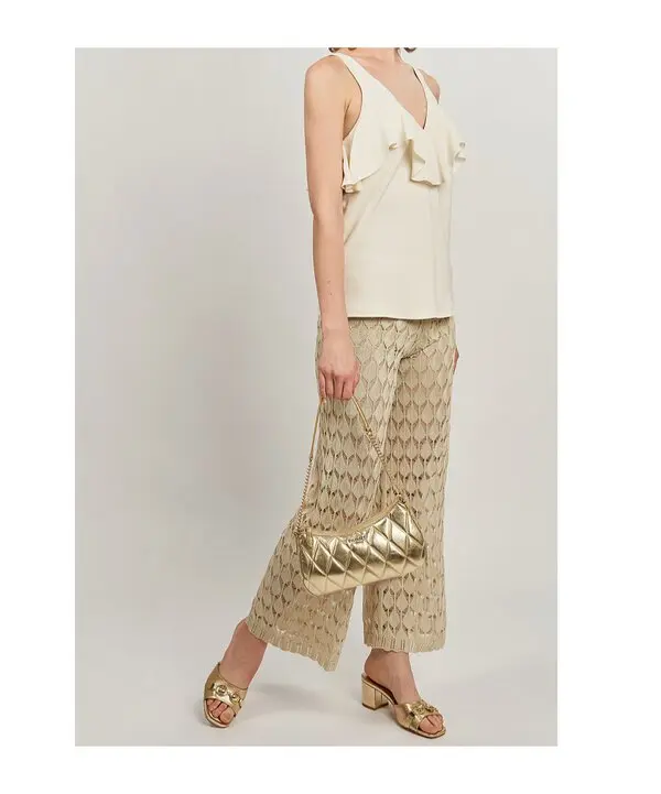 TWINSET Ruffle Detail Tank Top