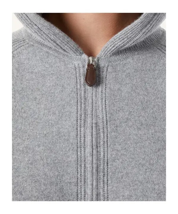 Loro Piana Knitted Hooded Jumper