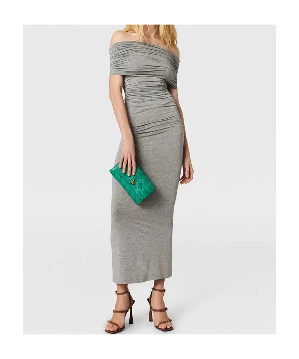Stella McCartney One Shoulder Twisted Wrap Dress