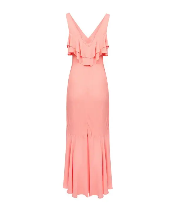 TWINSET Ruffle-trim Maxi Dress