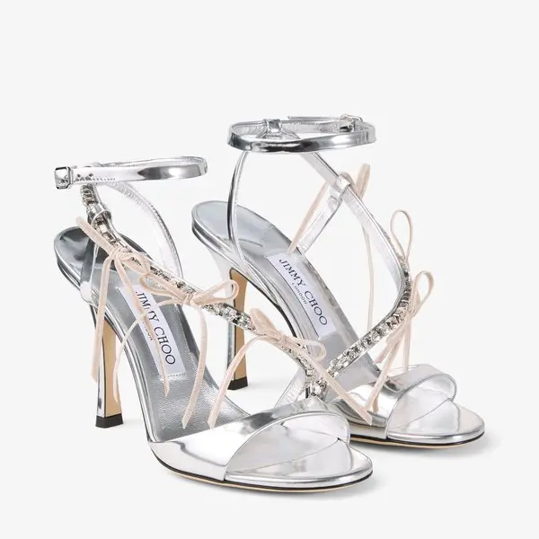JIMMY CHOO Bow-tie High-heeled Sandals