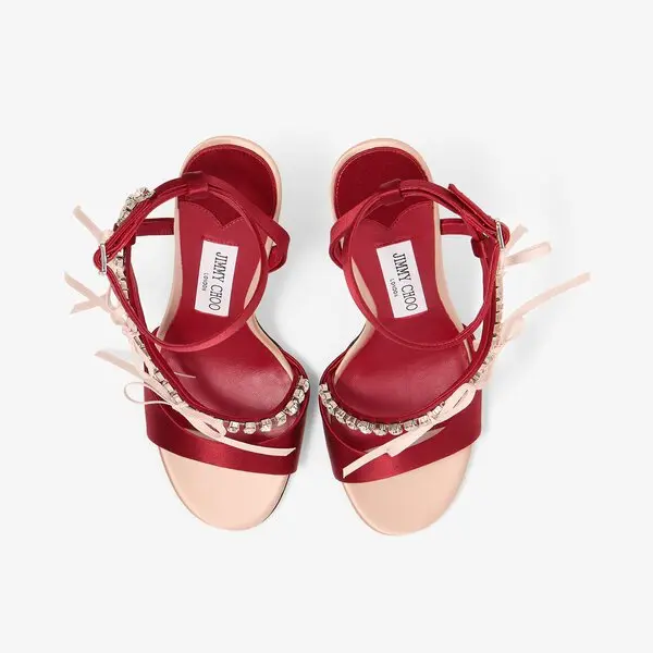 JIMMY CHOO Bow-tie High-heeled Sandals