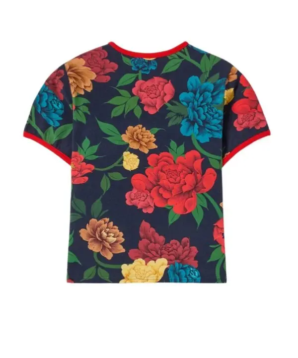 La DoubleJ Short Sleeve Crewneck Top With Contrasting Trim