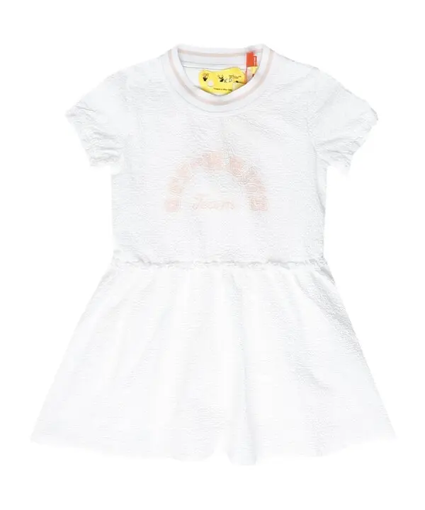Off-White Short-sleeve Dress