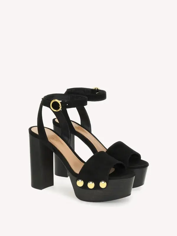 GIANVITO ROSSI Ardéa Studded Platform Sandals
