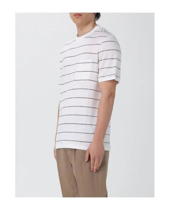 Brunello Cucinelli Crew-neck Striped T-shirt