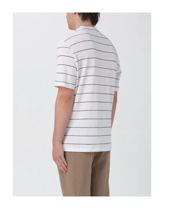 Brunello Cucinelli Crew-neck Striped T-shirt