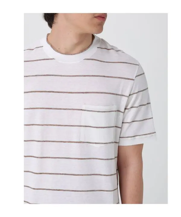 Brunello Cucinelli Crew-neck Striped T-shirt