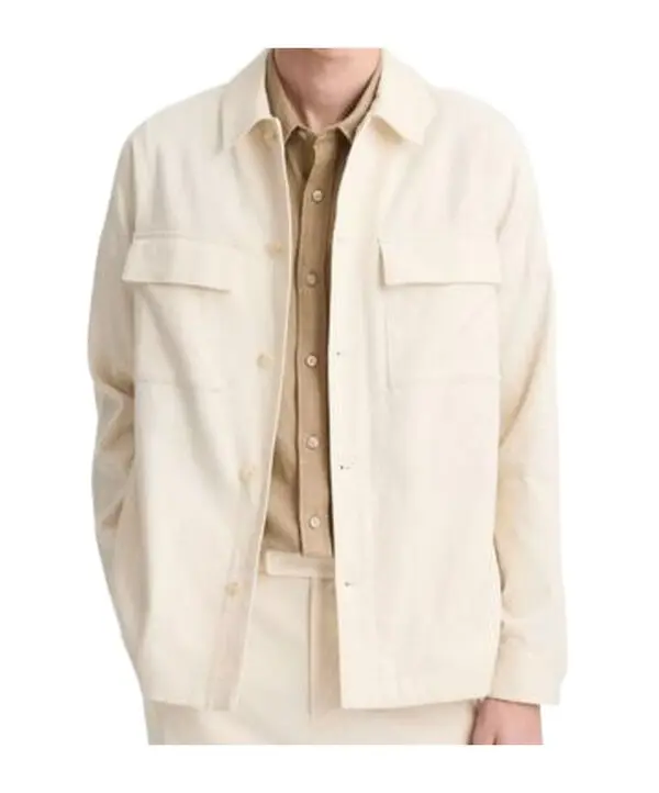 Vince Collared Long-sleeved Casual Jacket