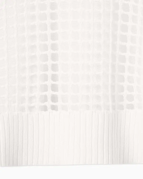 Armani Exchange Oversized Sweater With Perforated Back