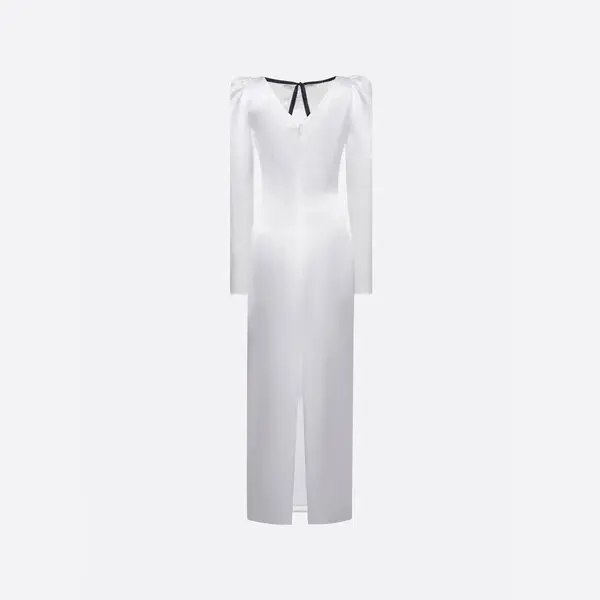 Alessandra Rich Satin Evening Dress