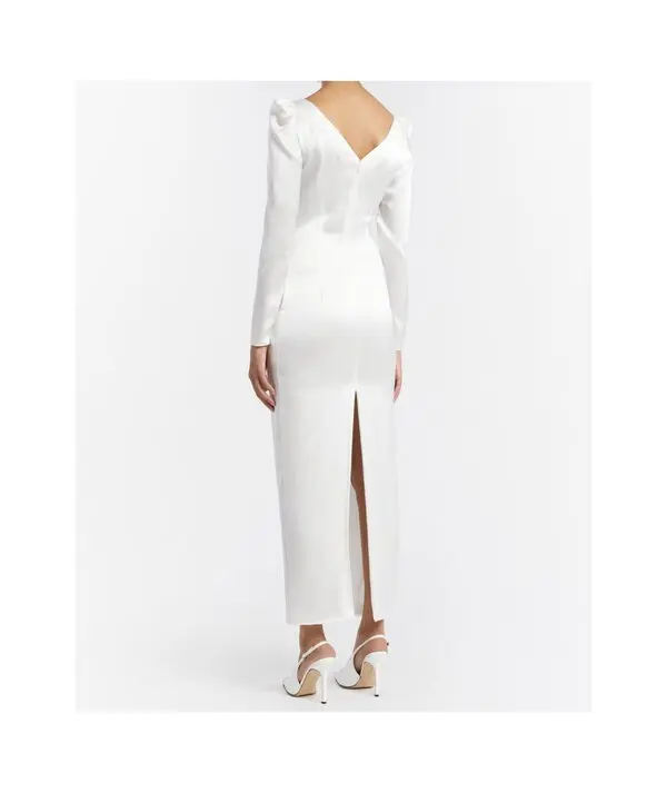 Alessandra Rich Satin Evening Dress