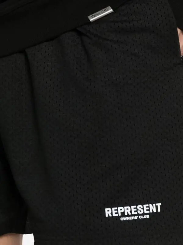 REPRESENT Perforated-design Shorts