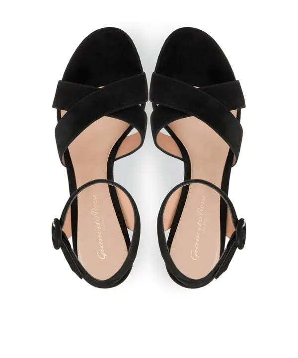 GIANVITO ROSSI Crossover Platform Sandals