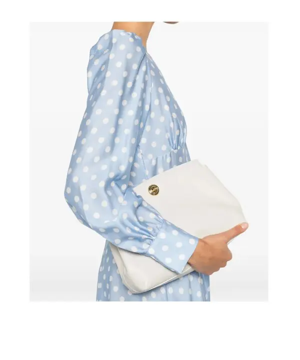 Posse Long-sleeved Polka Dot Midi Dress