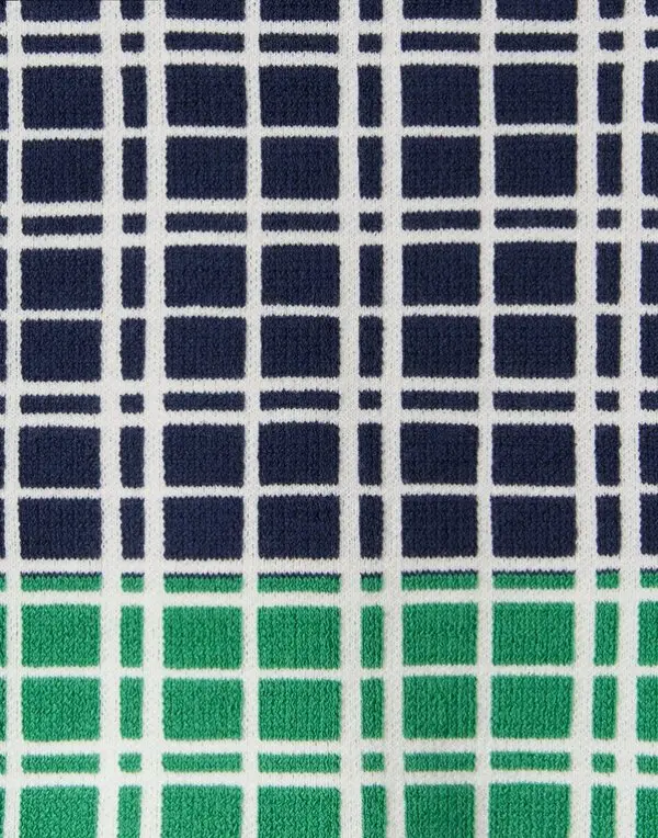 La DoubleJ Check Ribbed Top