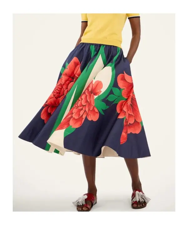La DoubleJ Floral Skirt