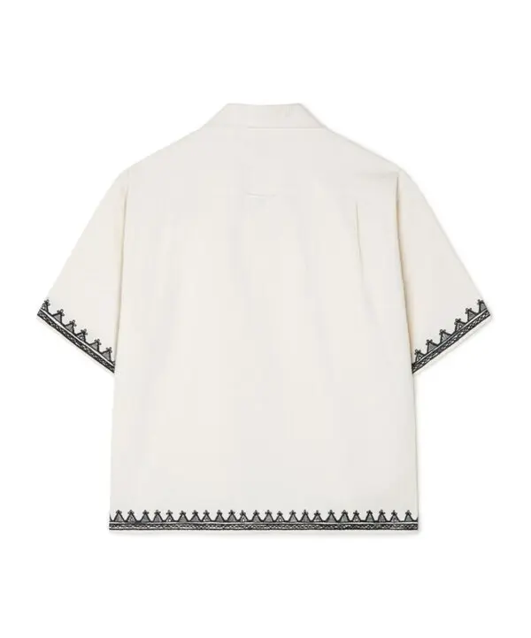 Alanui Akasha Embroidered-edge Shirt