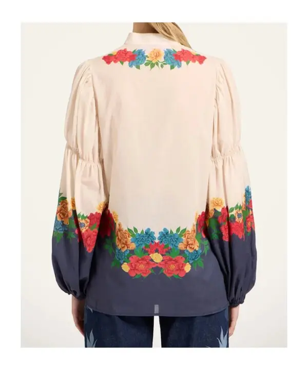 La DoubleJ Floral Placée Blouse