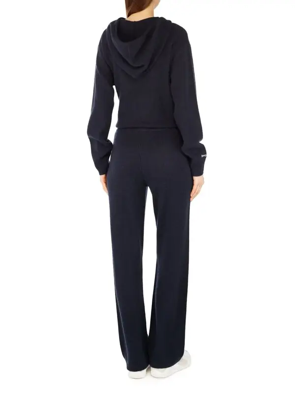 SPORTY  RICH Elastic Waist Casual Pants