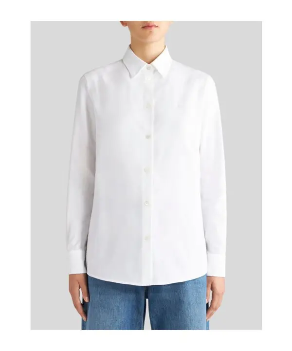 Etro Pegaso Embroidered Straight Hem Shirt