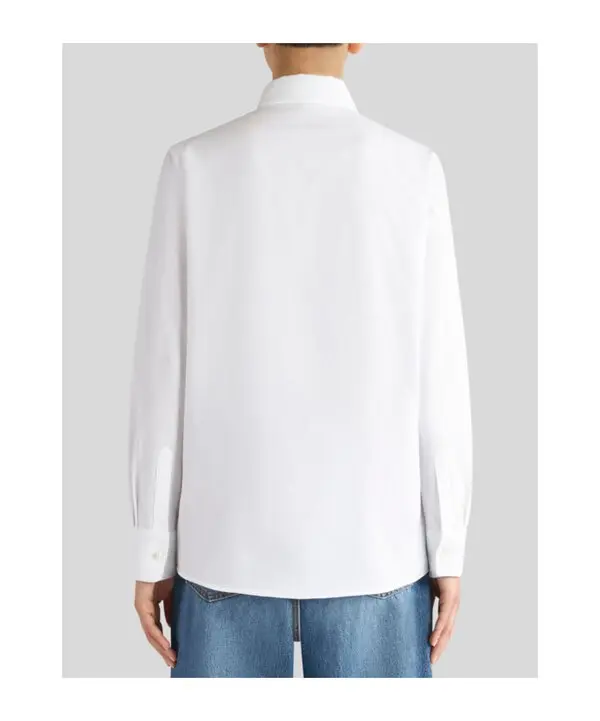 Etro Pegaso Embroidered Straight Hem Shirt