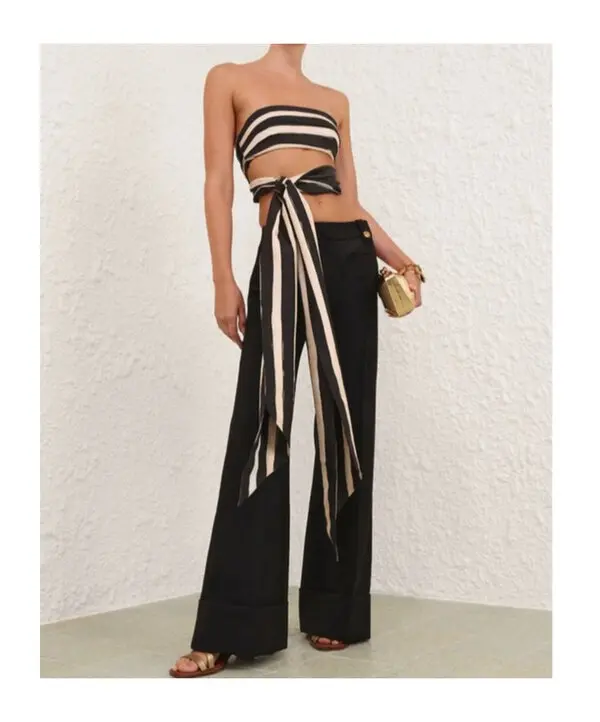 Zimmermann Rebellion Low-rise Flare Pant