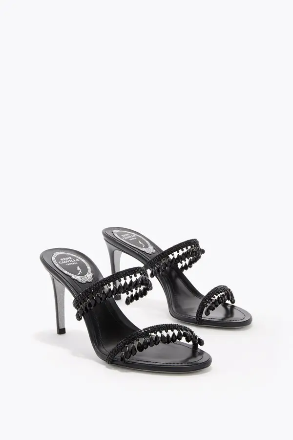 Rene Caovilla Embellished Stiletto Sandals