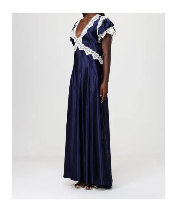 Alberta Ferretti V-neck Dress